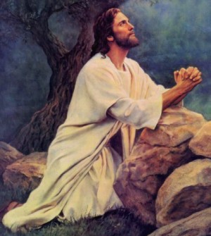 Jesus praying in the Garden of Gethsemane | Pentecostal Theology