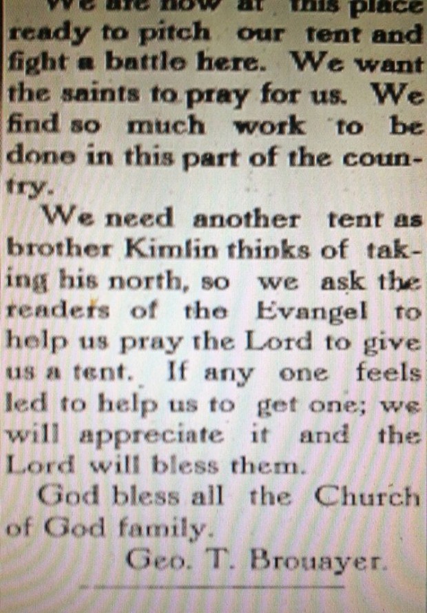 Snake handling in 1915 Church of God revival in Southside, Tennessee ...