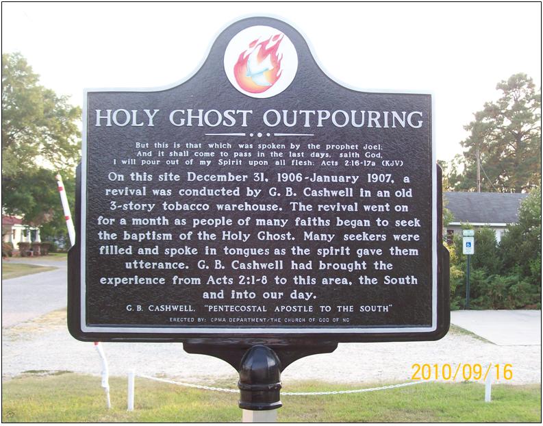 Pentecostal Apostle to the South GB Cashwell and the Dunn, North ...