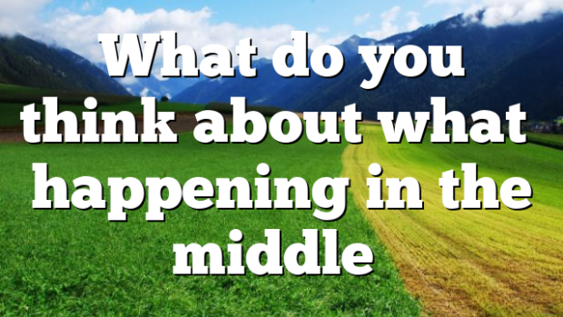 What do you think about what’s happening in the middle… | Pentecostal ...
