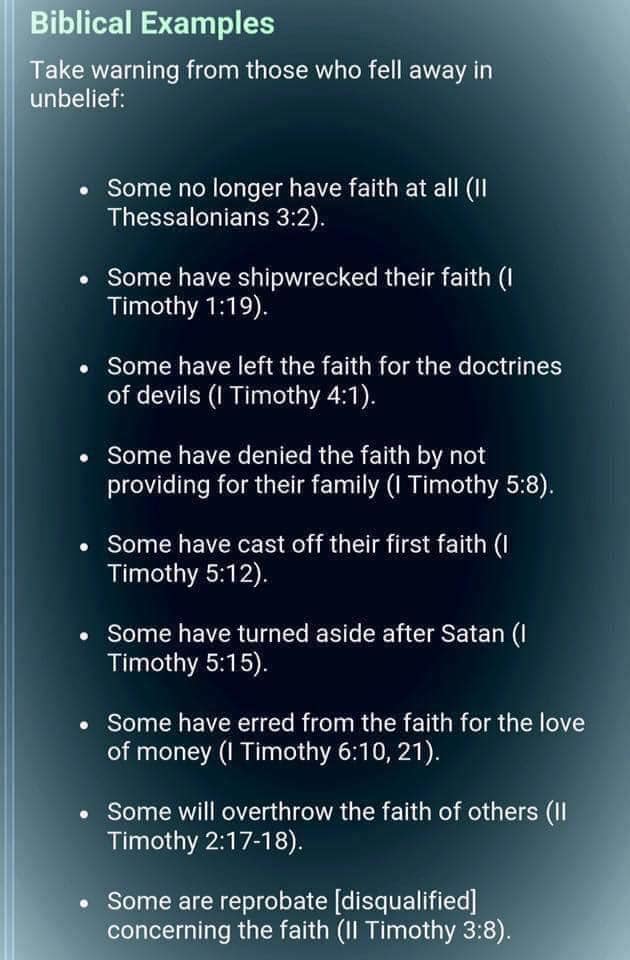 BIBLICAL backsliding | Pentecostal Theology