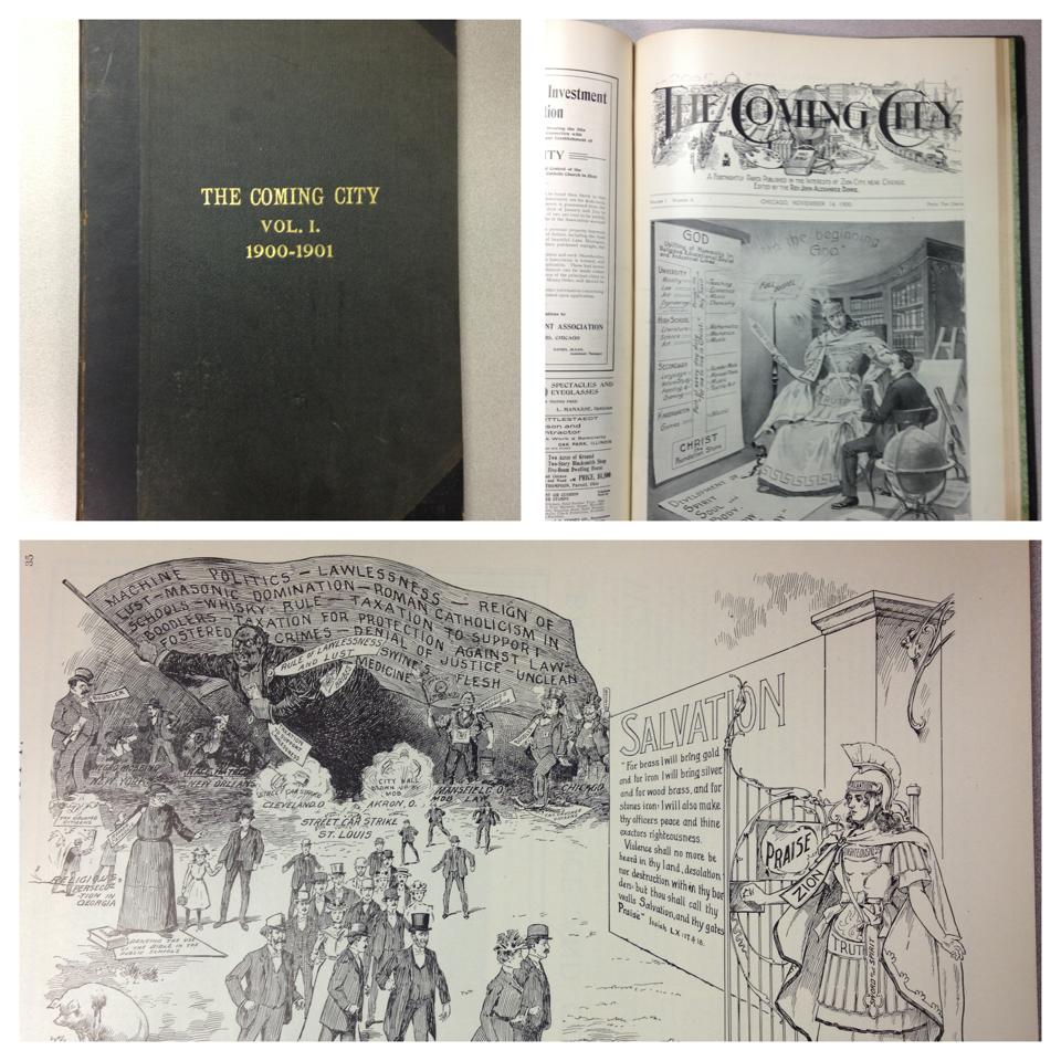 The newspaper of John Alexander Dowie: The Coming City | Pentecostal ...