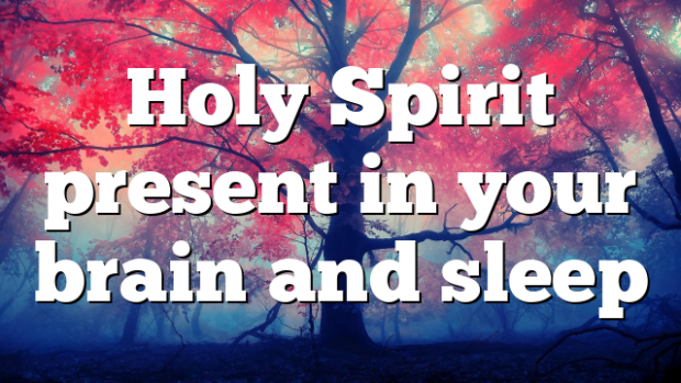Holy Spirit present in your brain and sleep | Pentecostal Theology