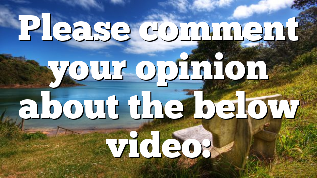 Please comment your opinion about the below video: | Pentecostal Theology