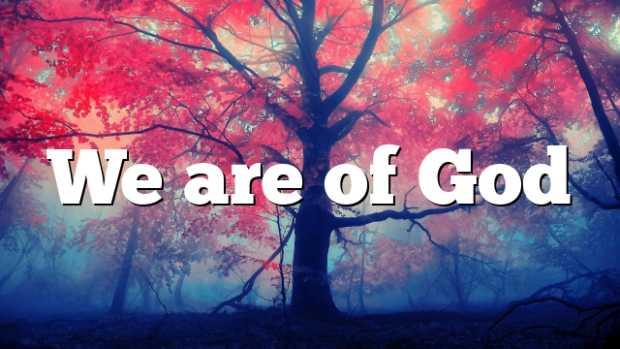We are of God | Pentecostal Theology