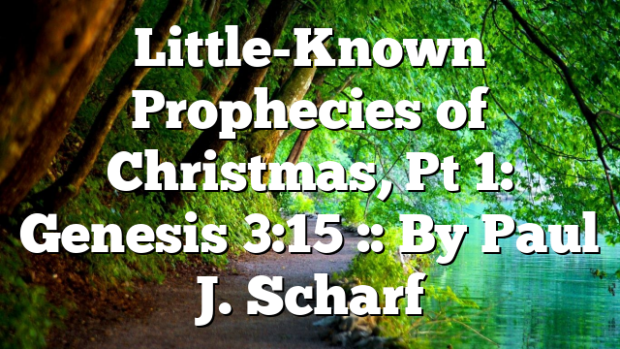 Little-Known Prophecies of Christmas, Pt 1: Genesis 3:15 :: By Paul J ...