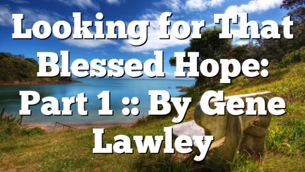 Looking for That Blessed Hope: Part 1 :: By Gene Lawley | Pentecostal ...