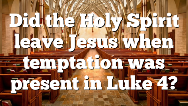 Why Did Jesus Have To Depart For The Holy Spirit To Come