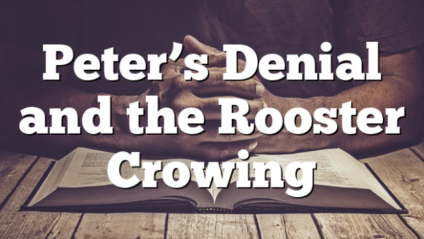 Peter’s Denial and the Rooster Crowing | Pentecostal Theology