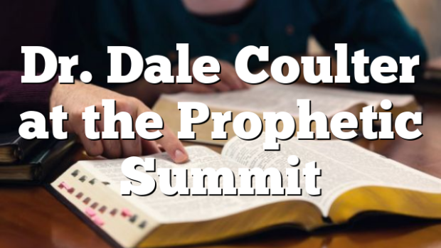 Dr. Dale Coulter at the Prophetic Summit | Pentecostal Theology